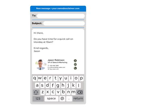 How To Create A Company Email Signature Examples