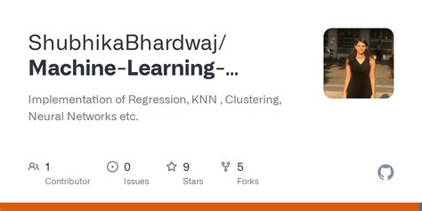 Github Shubhikabhardwaj Machine Learning Algorithm Implementation Of Regression Knn