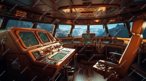 Premium Ai Image Cruise Ship Cockpit Photo Generative Ai