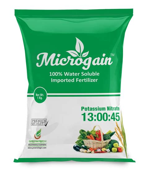 Powder White Potassium Nitrate 13 00 45 Fertilizers 25 Kg Hdpe Bag At