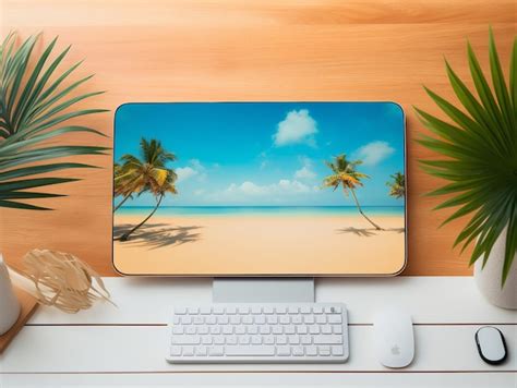 Premium Photo Ergonomic Mouse Pad Mockup For Comfortable Computing Ai Generated