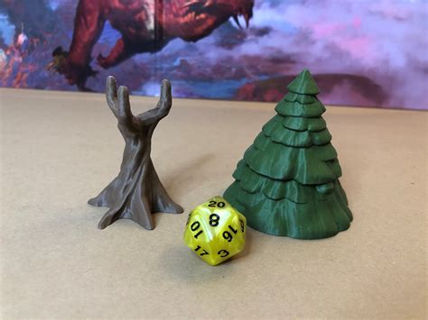 Modular Trees 28mm Dandd Trees Trunks And Bush Terrain Etsy