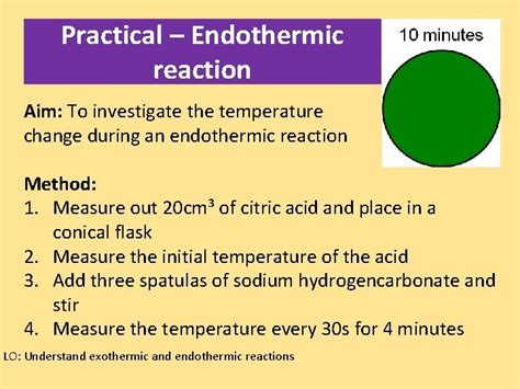 Endothermic Reactions Today You Will Be 1 Learning