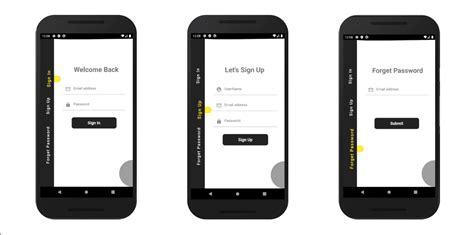 github kareemshaban1 authentication screens 3 sign in sign up and forget password screens