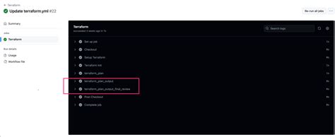Enhance Terraform Final Plan Output In Github Actions
