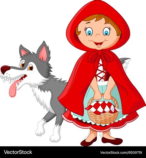 Little Red Riding Hood Wolf Cartoon