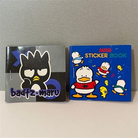 Sanrio Other Vintage Sanrio Badtz Maru Pekkle Mini Sticker Books