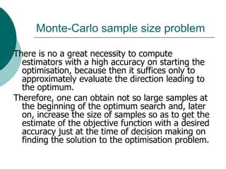 Nonlinear Stochastic Programming By The Monte Carlo Method Pdf