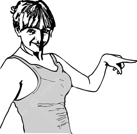 Girl Index Brunette Head Index Vector Brunette Head Index PNG And Vector With Transparent