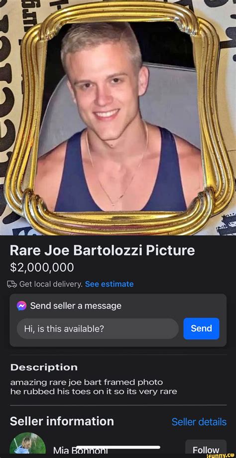 I Rare Joe Bartolozzi Picture 2 000 000 Get Local Delivery See Estimate Send Seller A Message