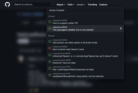 GitHub Antfu Github Doorcat Supercharges GitHub Navbar For Fast Navigation WIP