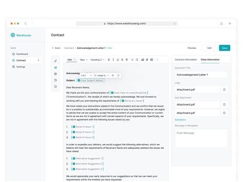 Contract Editor Edit Page By Temitope Aiyegbusi On Dribbble
