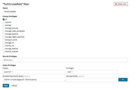 Document Level Security Query Causing Errorno Data Elasticsearch