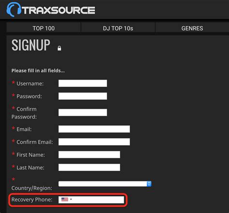 How do I sign up? – Traxsource Support