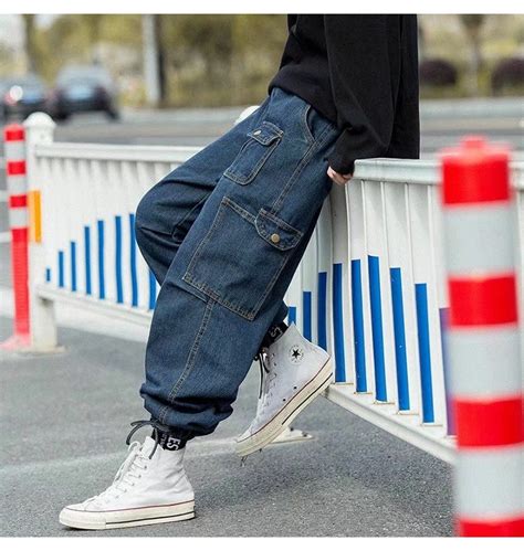 통큰청바지 오버핏 힙합 와이드 허벅돼 댄스 청바지 티몬
