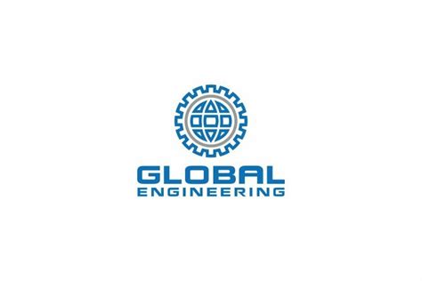 Global Engineering Logo Design Vector