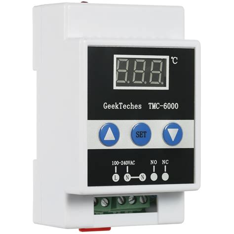 Geekteches Tmc 6000 110 240v Guide Rail Thermostat Digital Temperature Controller