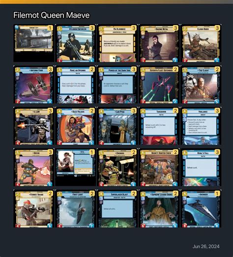 Filemot Queen Maeve Star Wars Unlimited Swu Tcg