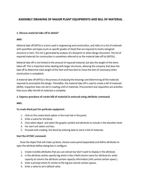 Unit 5th Assembly Drawing Pdf Computing
