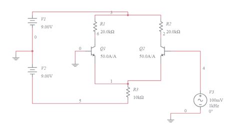 Single Input Balanced Multisim Live