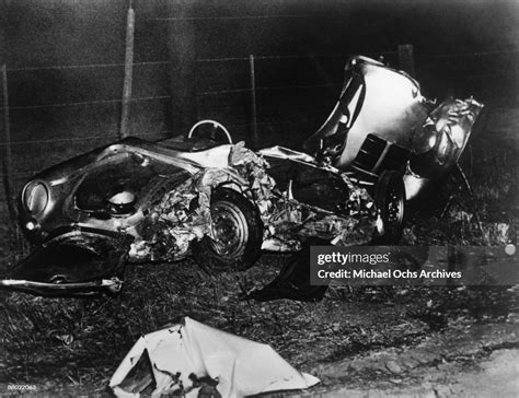 The Mangled Wreck Of Actor James Deans Porsche 550 Spyder After His
