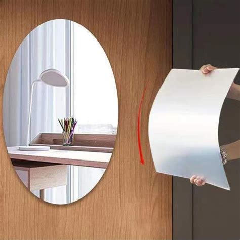 Gương Dán Tường 3d Chống Vỡ Gương Soi Bàn Trang điểm Gương Nhà Tắm