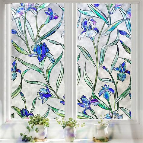 Stained Glass Appliques Window Film Stained Glass Window Film For Your