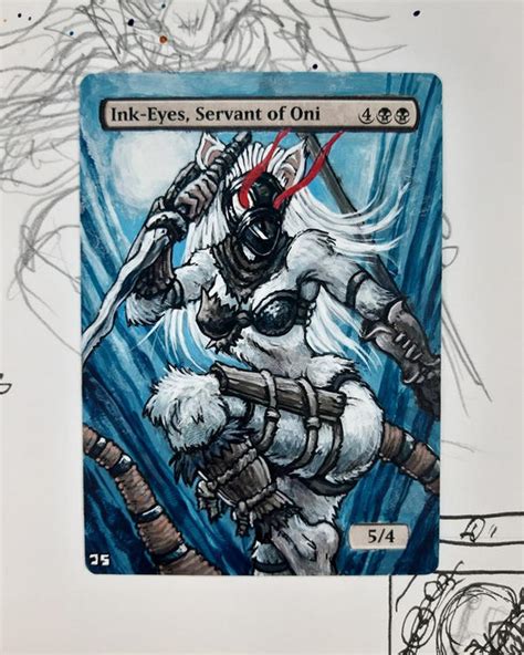 Ink Eyes Servant Of Oni Mtg Alter Jomart By Jomalters On Deviantart