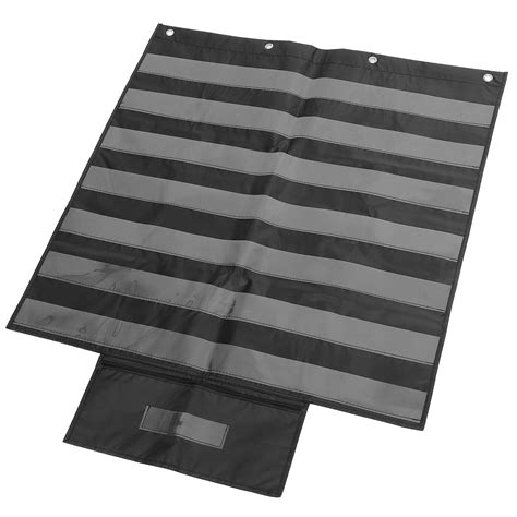 Unbranded Black Classroom Pocket Chart Classroom Pocket Chart Black Pvc