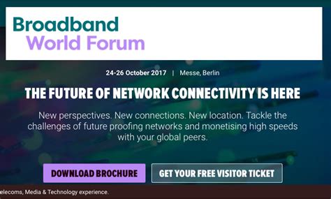 Broadband World Forum Announces Finalists Of The 2017 Broadband Awards Optical Connections News
