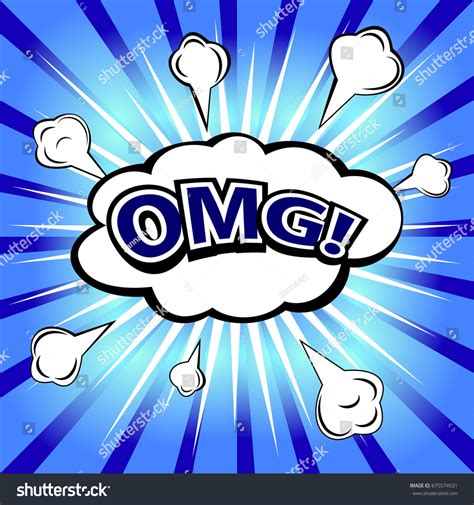 Omg Comic Speech Bubble Cartoon Vector: เวกเตอร์สต็อก (ปลอดค่าลิขสิทธิ์) 675574531 | Shutterstock