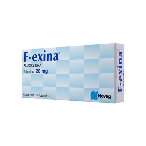 F Exina Fluoxetina C 14 Tab 20 Mg Laboratorio Nova