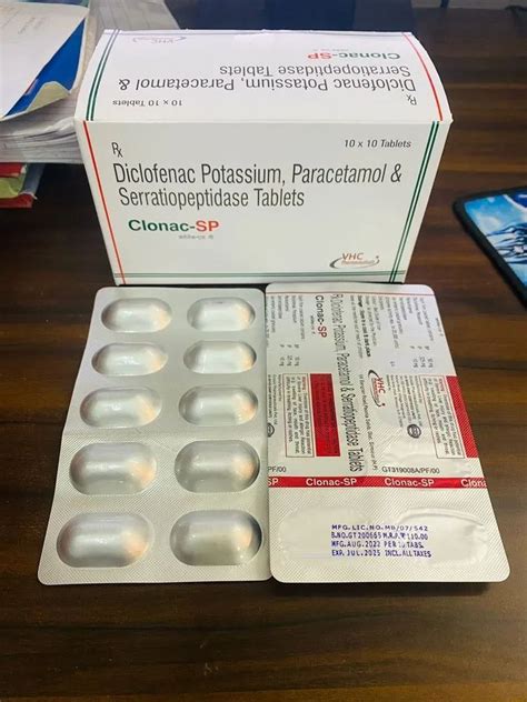 325mg Clonac Sp Tablet At ₹ 110 Box In Nashik Id 26658225788