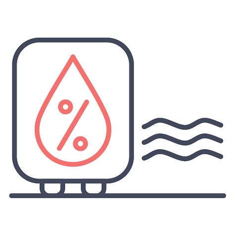 Premium Vector Humidity Sensor Vector Illustration Style