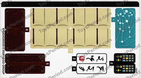 LEGO Sets With Part Stk Sticker Sheet For Set