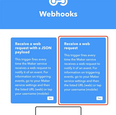 Example Using Your Webhook With Ifttt To Integrate With Dropbox With