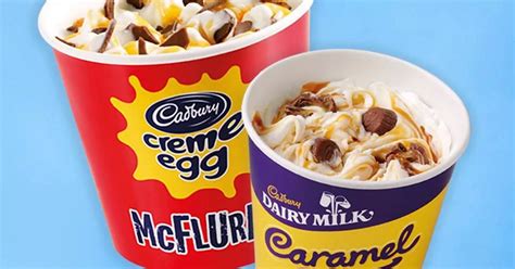 Mcdonalds Brings Back The Creme Egg Mcflurry And The Caramel Mcflurry