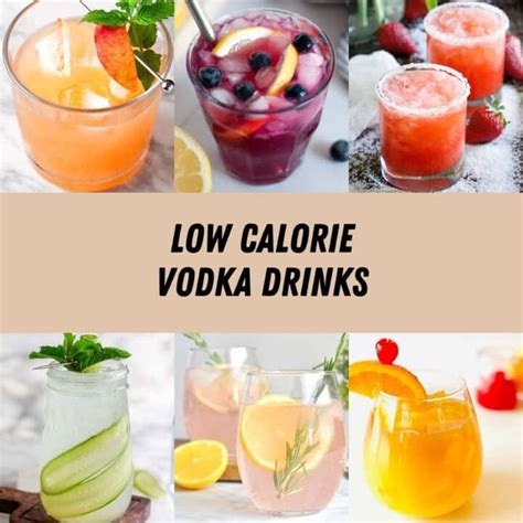 Low Calorie Vodka Drinks Simply Low Cal