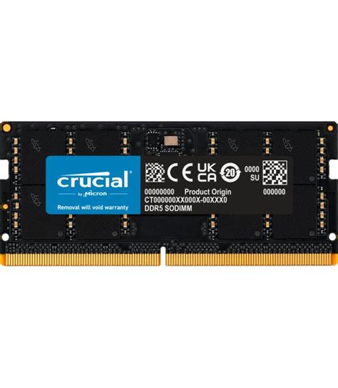 Crucial Laptop Ram Ddr 5 16gb 5600mhz