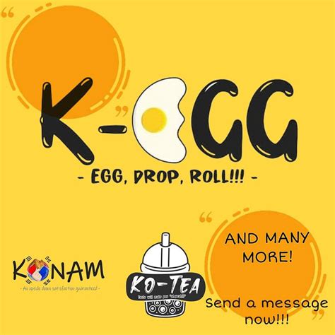 K Egg Konam Ko Tea Philippines General Mariano Alvarez