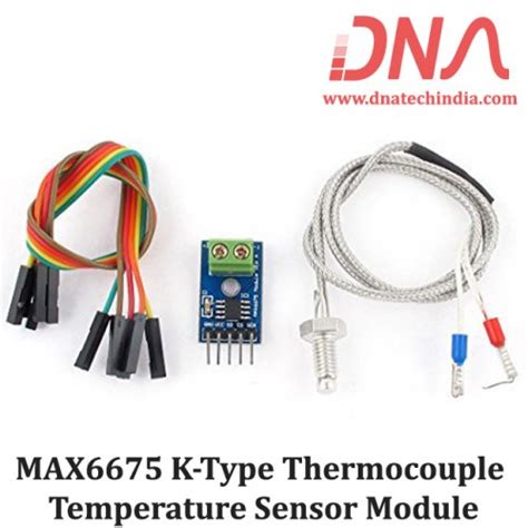 Purchase Online In India MAX6675 K Type Thermocouple Temperature Sensor Module At Low Cost From