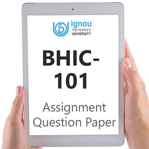 Ignou Bhic 101 Assignment Question Paper Free Download 2023 24