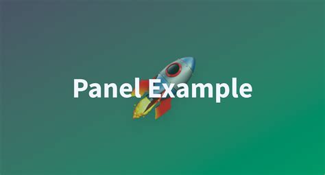 Panel Example A Hugging Face Space By Chiksnacrix