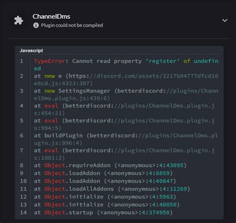 Plugins Not Working · Issue 276 · Strencherbetterdiscordstuff · Github