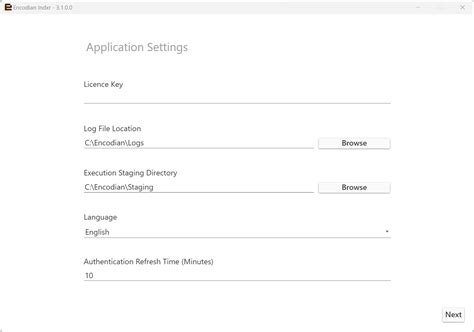 Configure Application Settings Encodian Customer Help