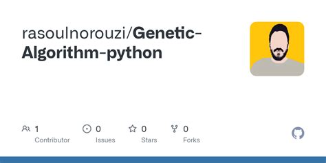 Github Rasoulnorouzigenetic Algorithm Python