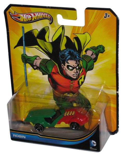 Dc Comics Batman Robin Hot Wheels 2012 Mattel Die Cast Toy Car
