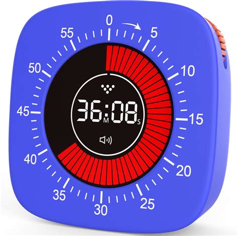 Eoocoo Digital Visual Timer 60 Minute Countdown Timer For
