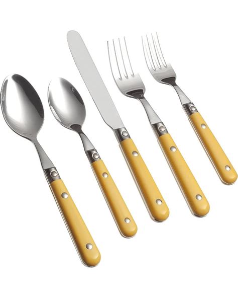 Summer Yellow Flatware 60 Pieces Afandee Lebanon