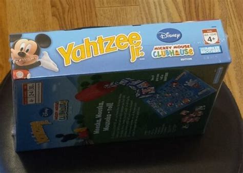 Mickey Mouse Clubhouse Yahtzee Jr Game By Milton Bradley Brand New